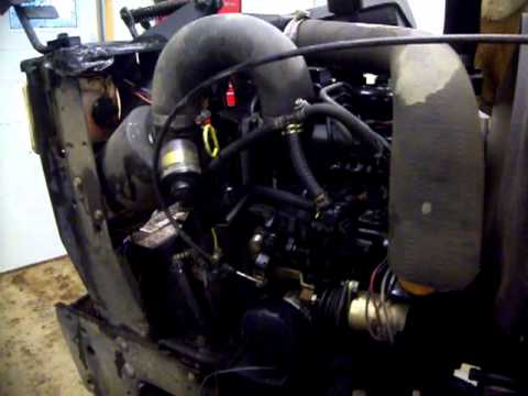 JOHN DEERE 455 DIESEL 22HP 3CYL - YouTube