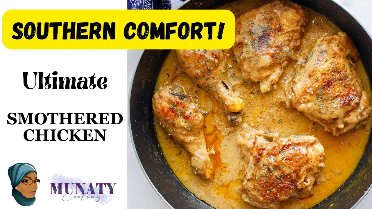 Smothered Chicken Recipe | Southern Juicy Smothered Chicken | Easy ...