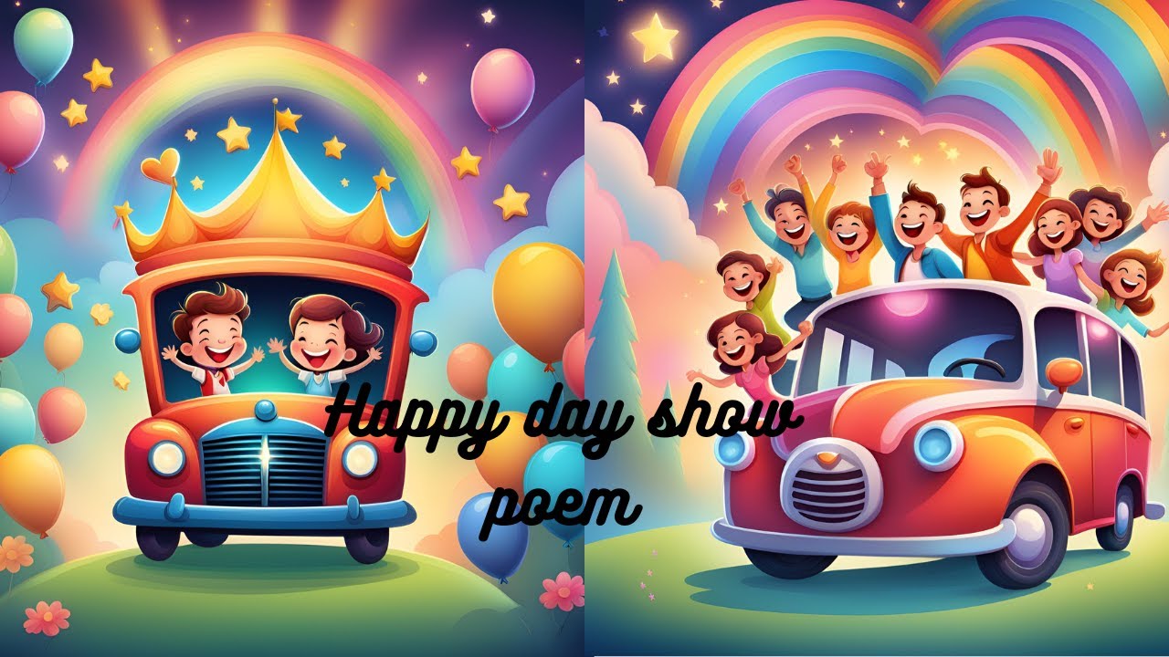 Happy day poem I Kids poem I Learning Kids I Preschool Learning - YouTube