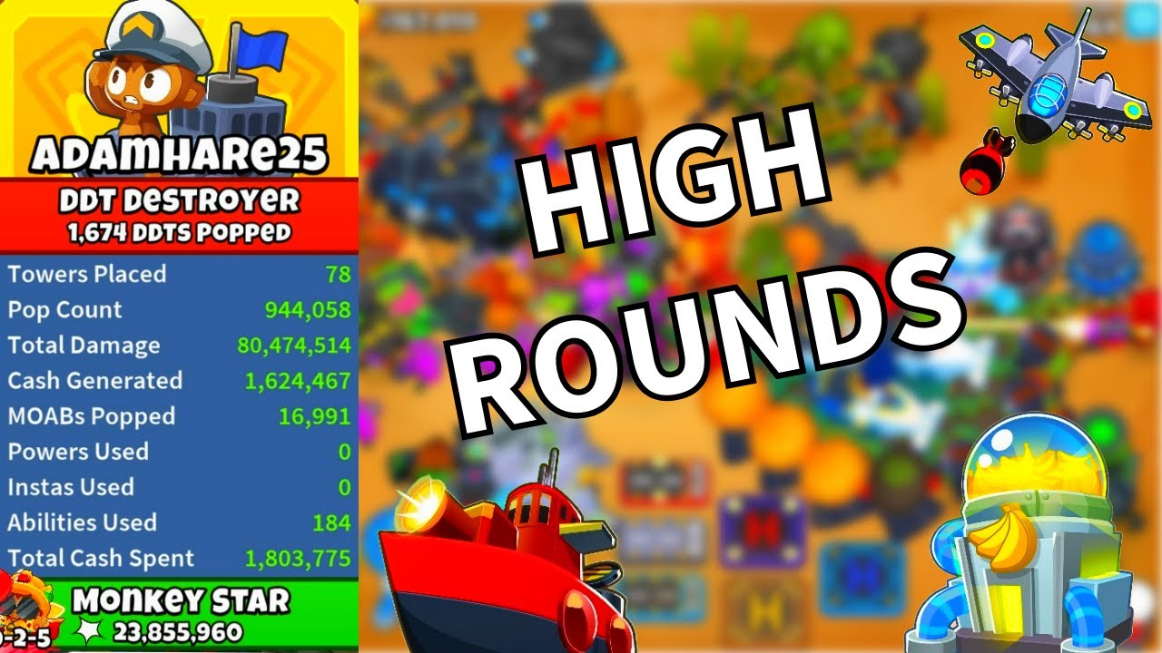 HIGH ROUNDS in BTD6 - YouTube