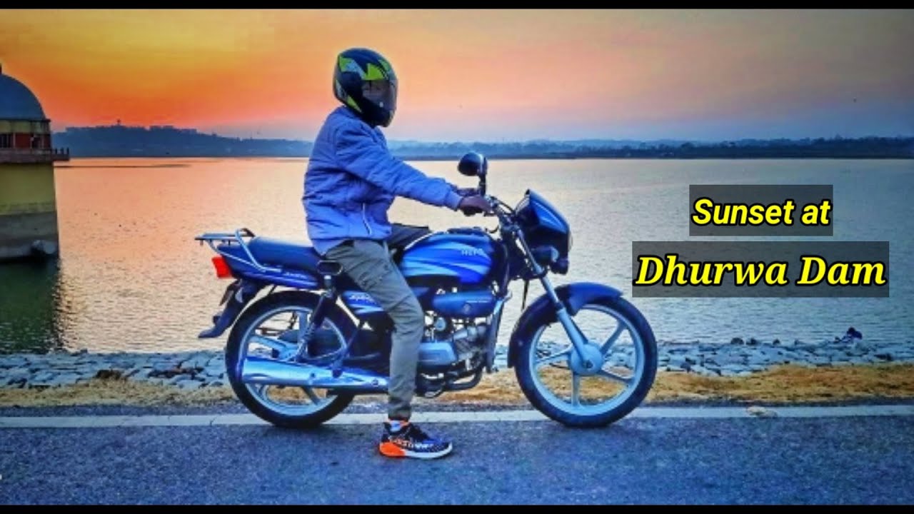 Exploring the sunset 🌅 of Dhurwa Dam on Rose Day | Dhurwa Dam Vlog ...
