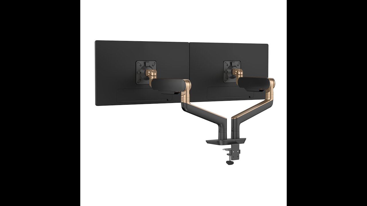 Rising Monitor Arms - YouTube