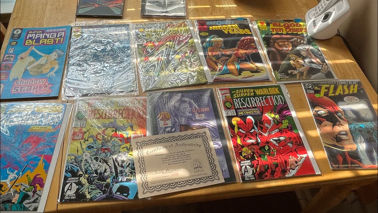 Flea market comic book pickups - YouTube