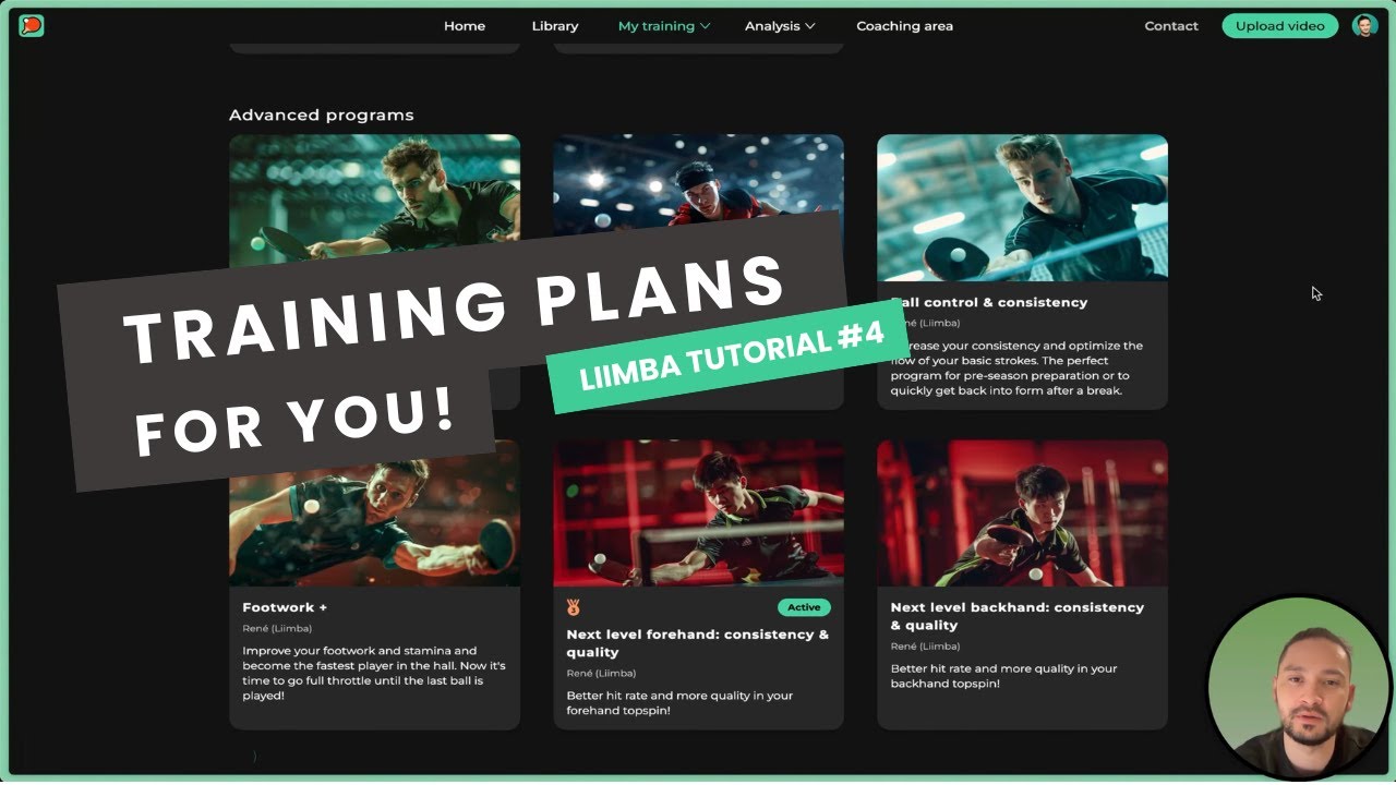 Liimba Tutorial #4 – Table Tennis Training Plans & Practice Tools - YouTube