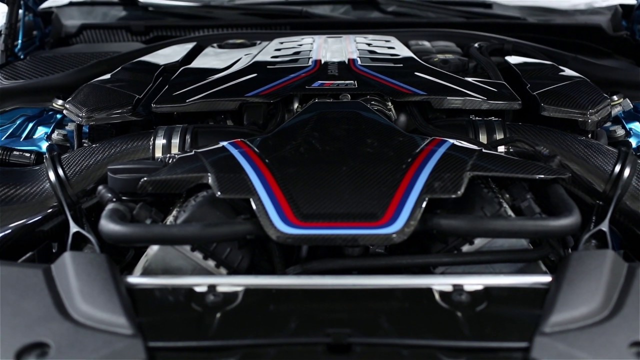Carbon All the Things: IND F90 M5 Gets an Engine Dress-Up - YouTube