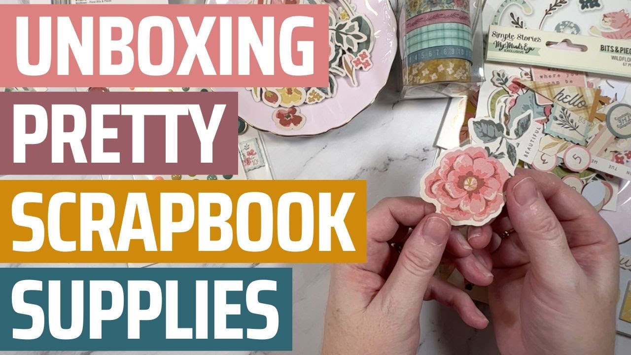 Unboxing NEW Wild Flower Collection by Simple Stories - YouTube