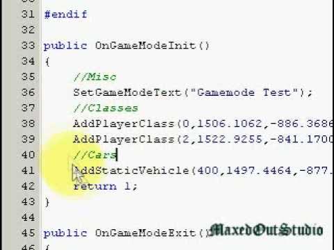 SA-MP Scripting Tutorial 2 - Simple DM Script - YouTube