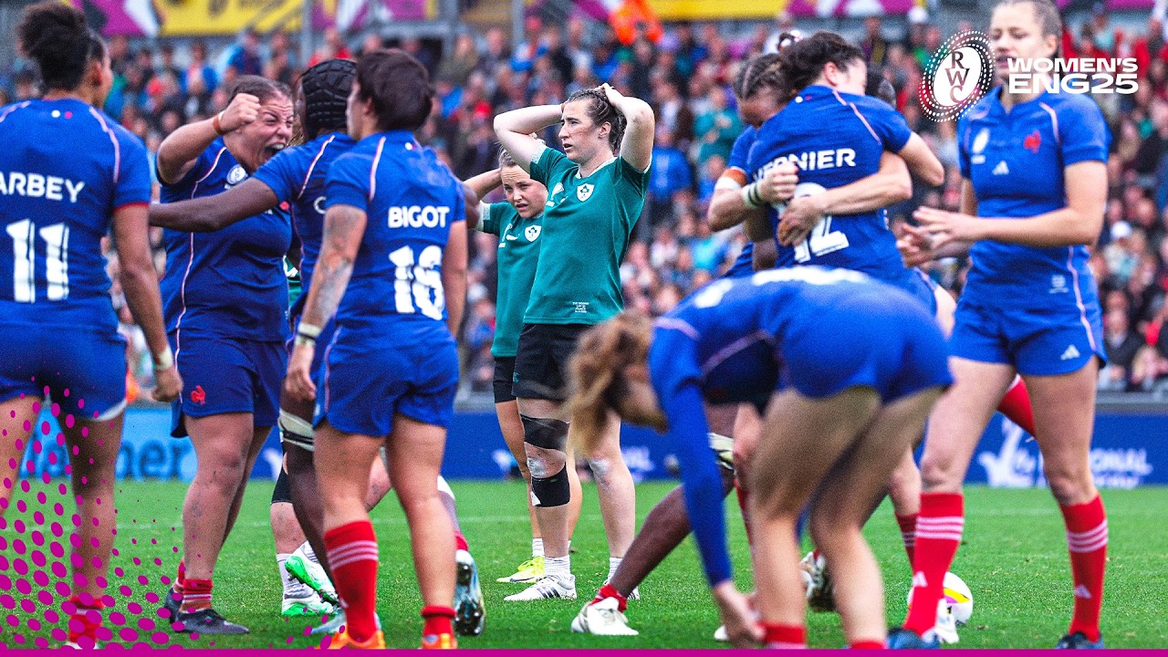 INCREDIBLE 35-phase defence 😮 | IN FULL | France v Ireland | Rugby ...