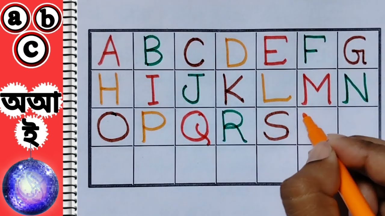 ABCD | Capital Letters Writing | Learn to Write Capital Letters | ABCD ...