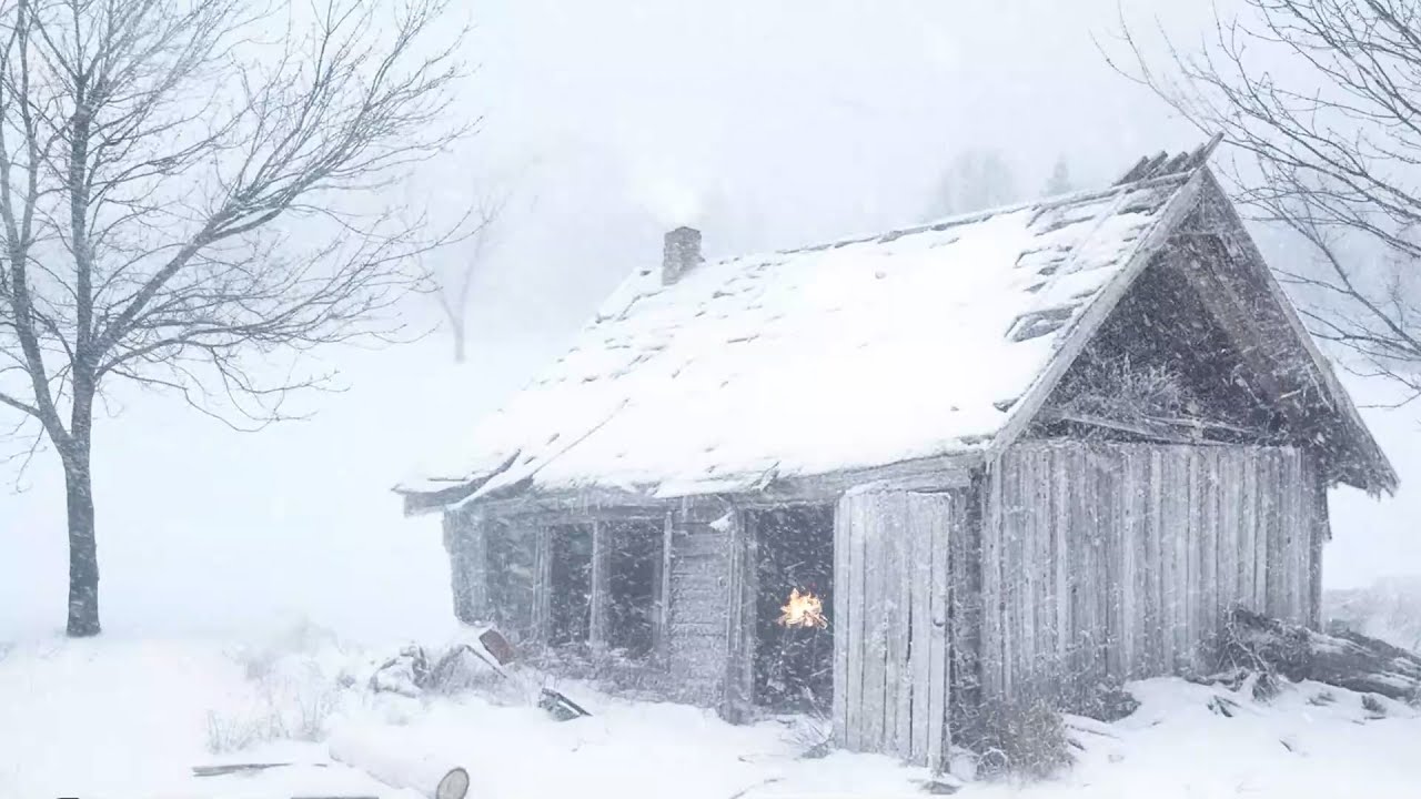 Howling Winter Winds & Snowstorm Ambiance | Relaxing Sounds for Sleep ...