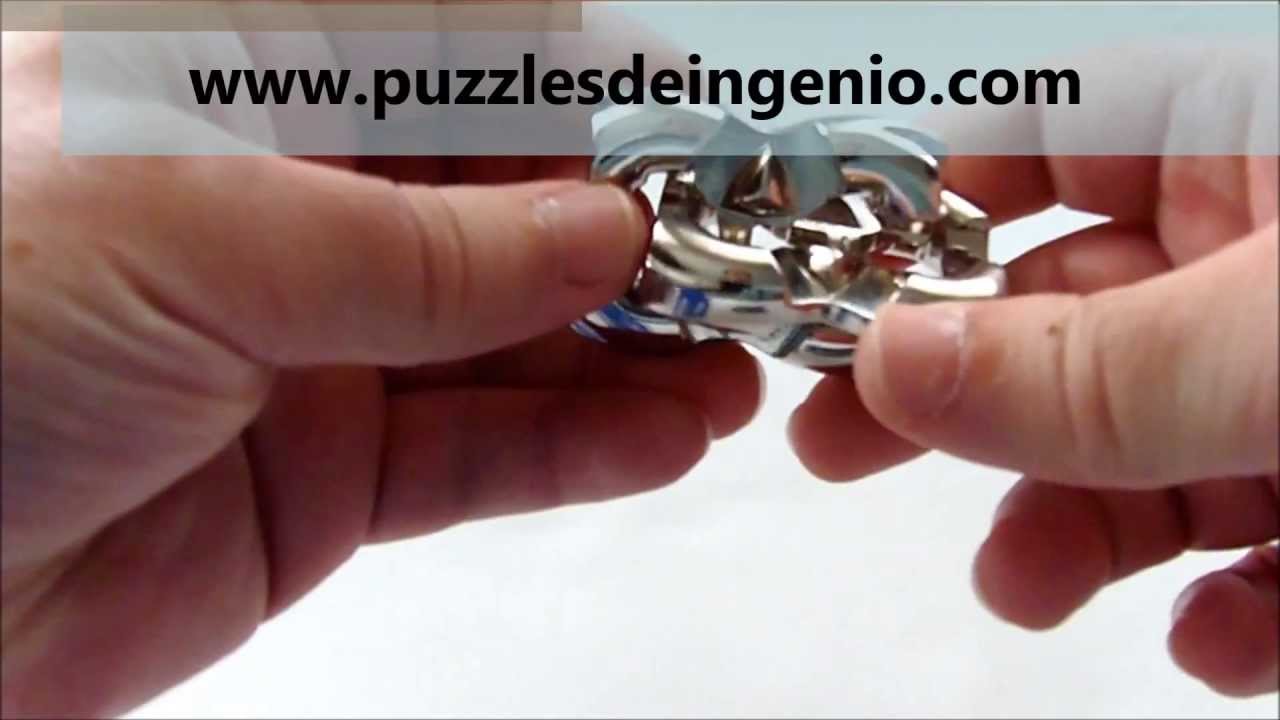 Vídeo Solución Rompecabezas Puzzle de Metal Hanayama Cast H&H Solution ...