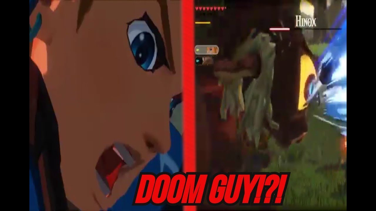 Link Turns Into DOOM GUY... - YouTube