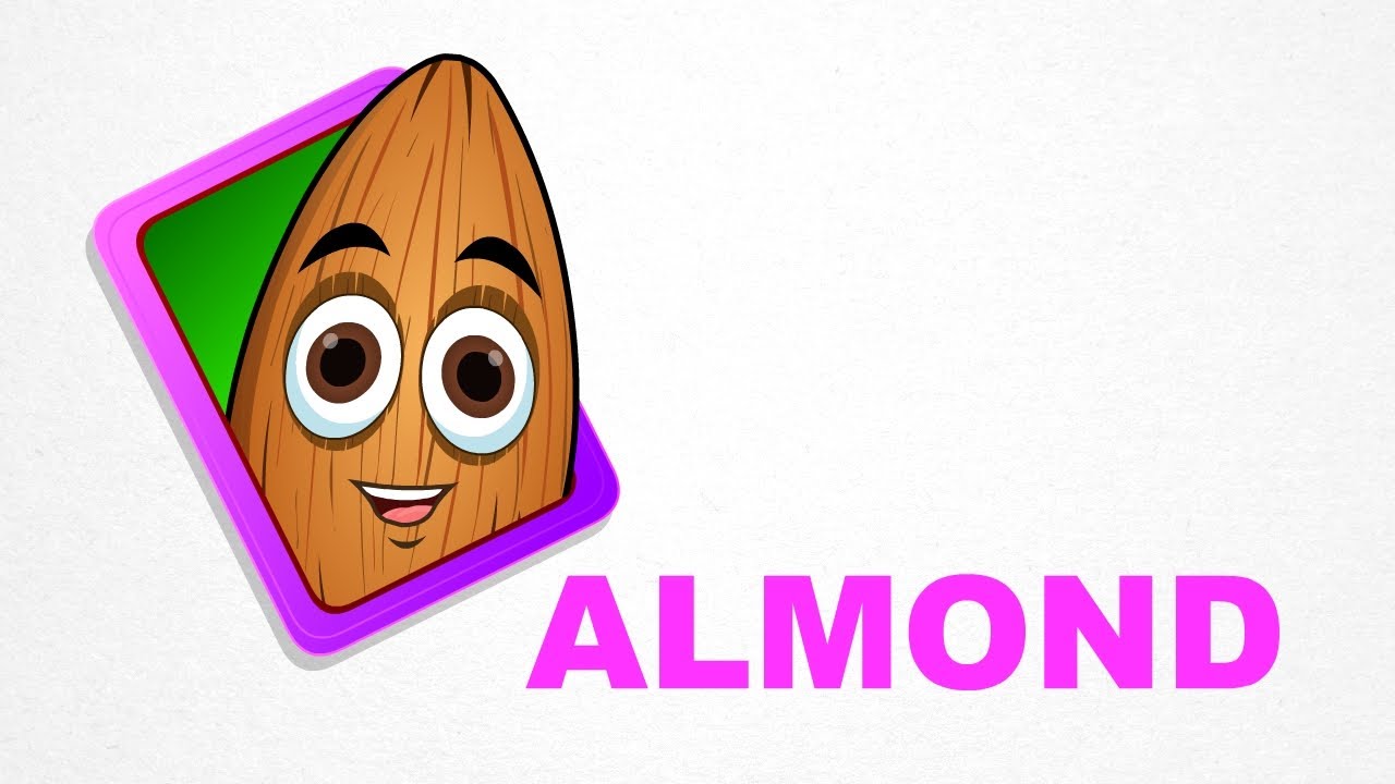 Almond - Fruits - Pre School - Learn Spelling Videos For Kids - YouTube