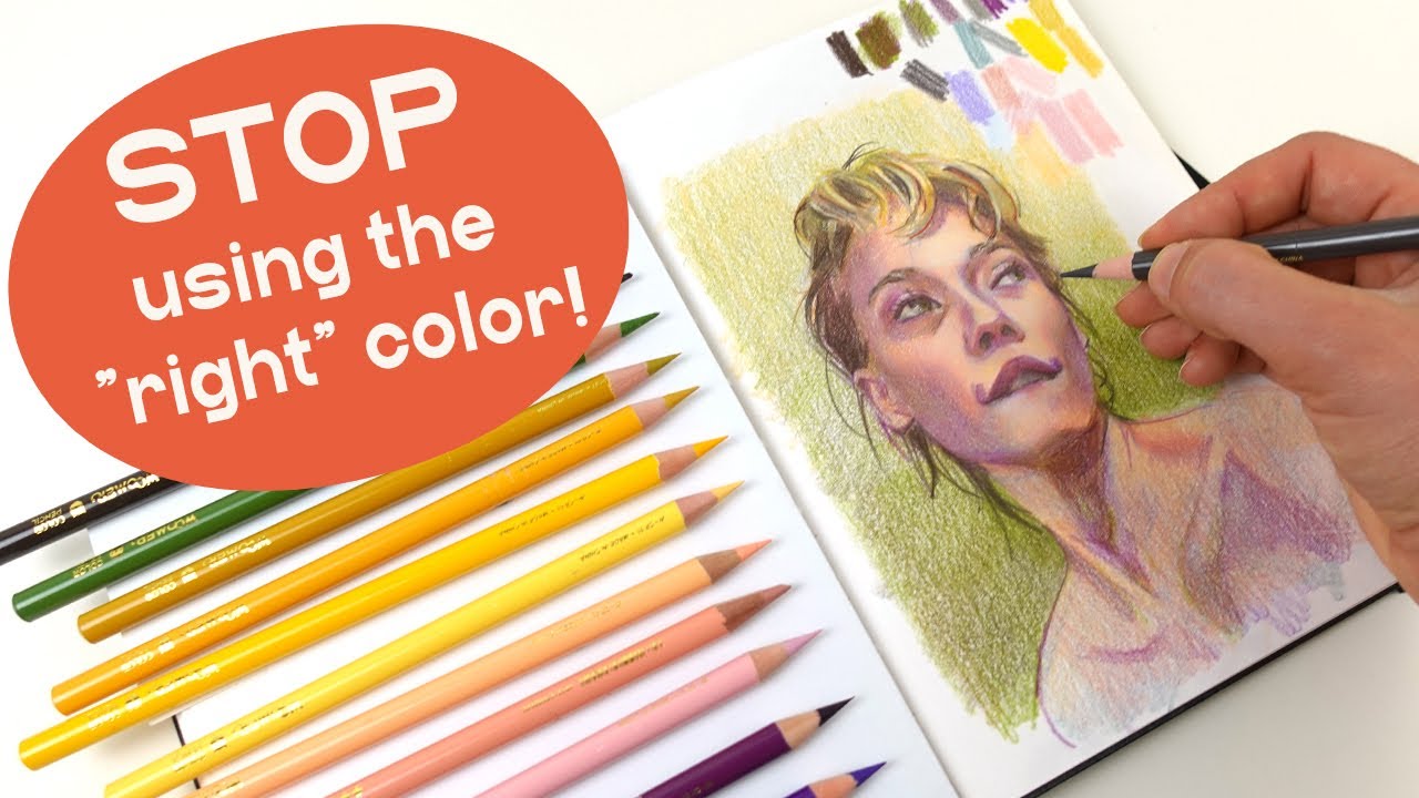 How to Use Expressive Color in Portraits - YouTube