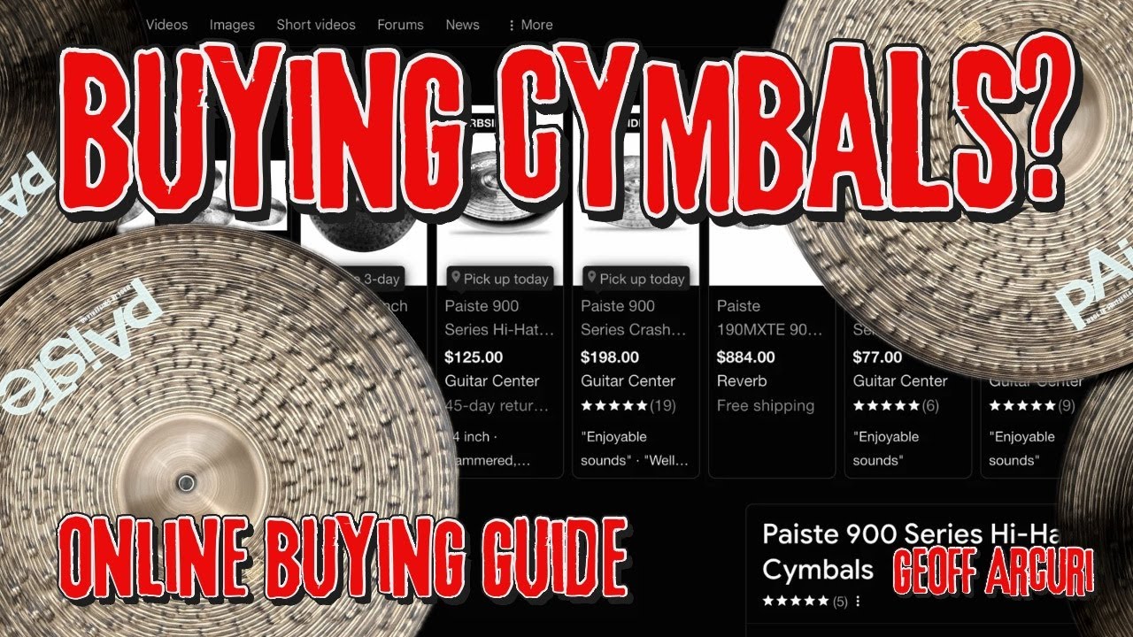 HOW TO BUY CYMBALS ONLINE! Get The EXACT Sound You Want… - YouTube