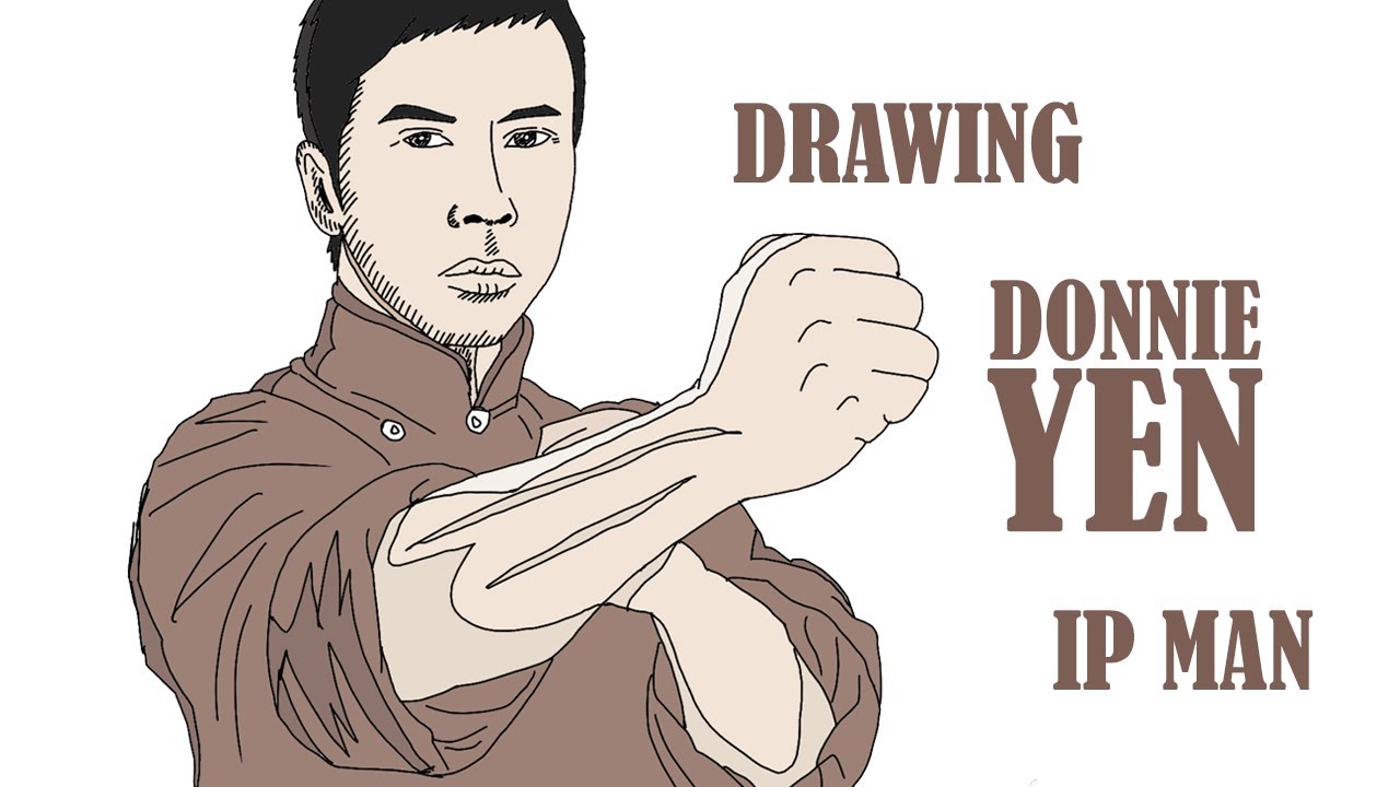 Drawing donnie yen | Design charactor for my animation - YouTube