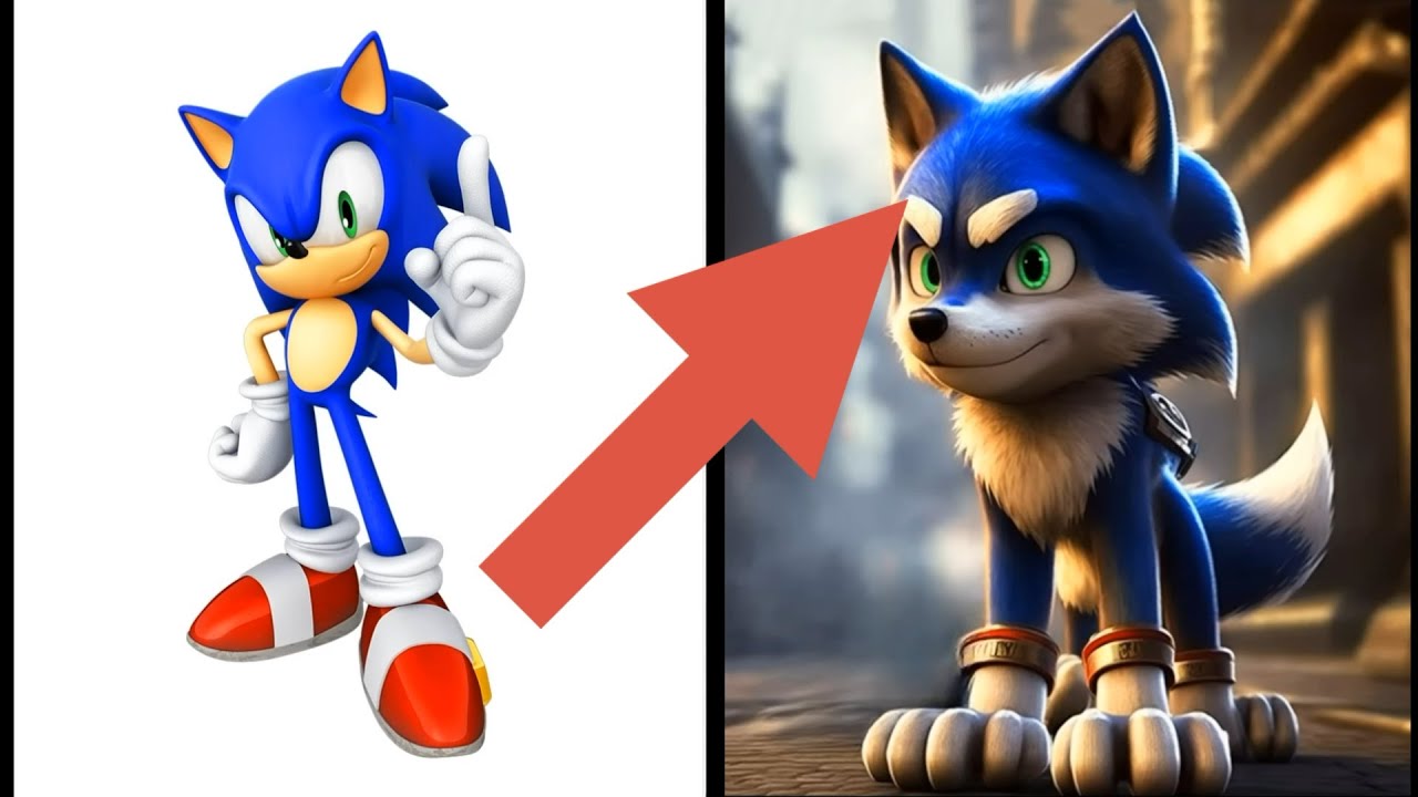 SONIC ALL CHARACTERS as DOG - YouTube