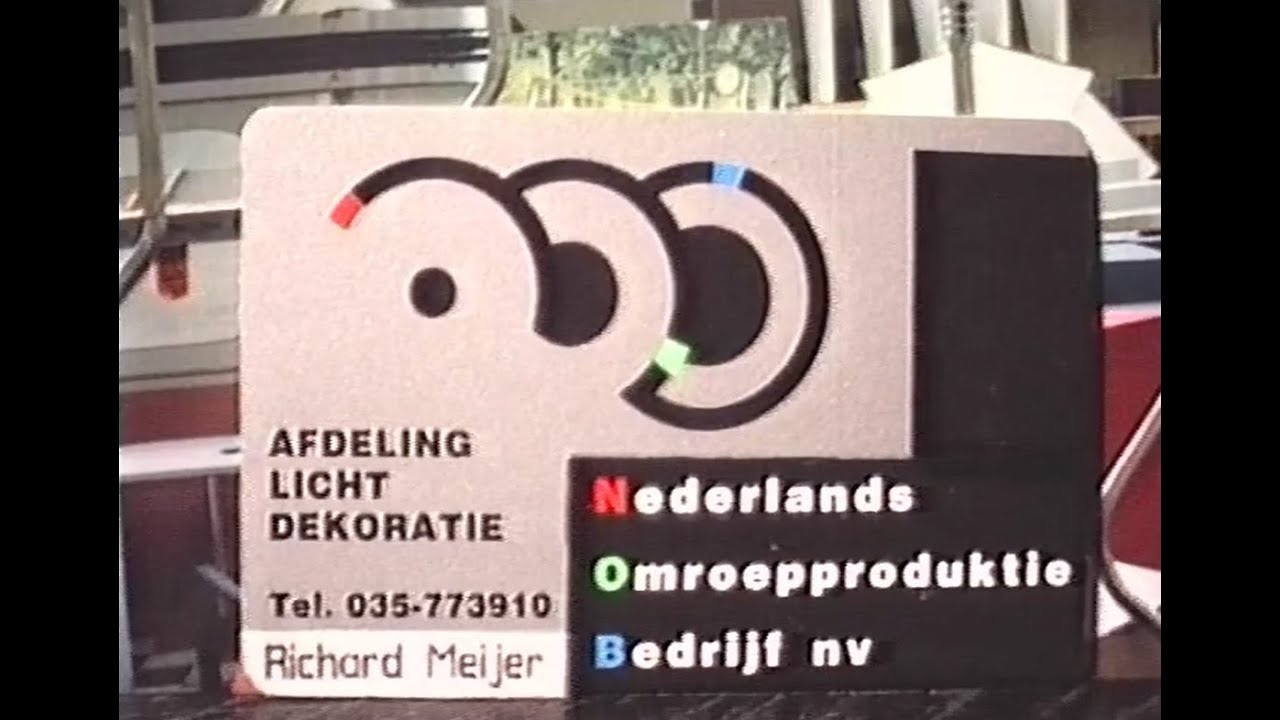 Najaar 1992 - NOB Studio en Decorcentrum Mediapark Hilversum - YouTube