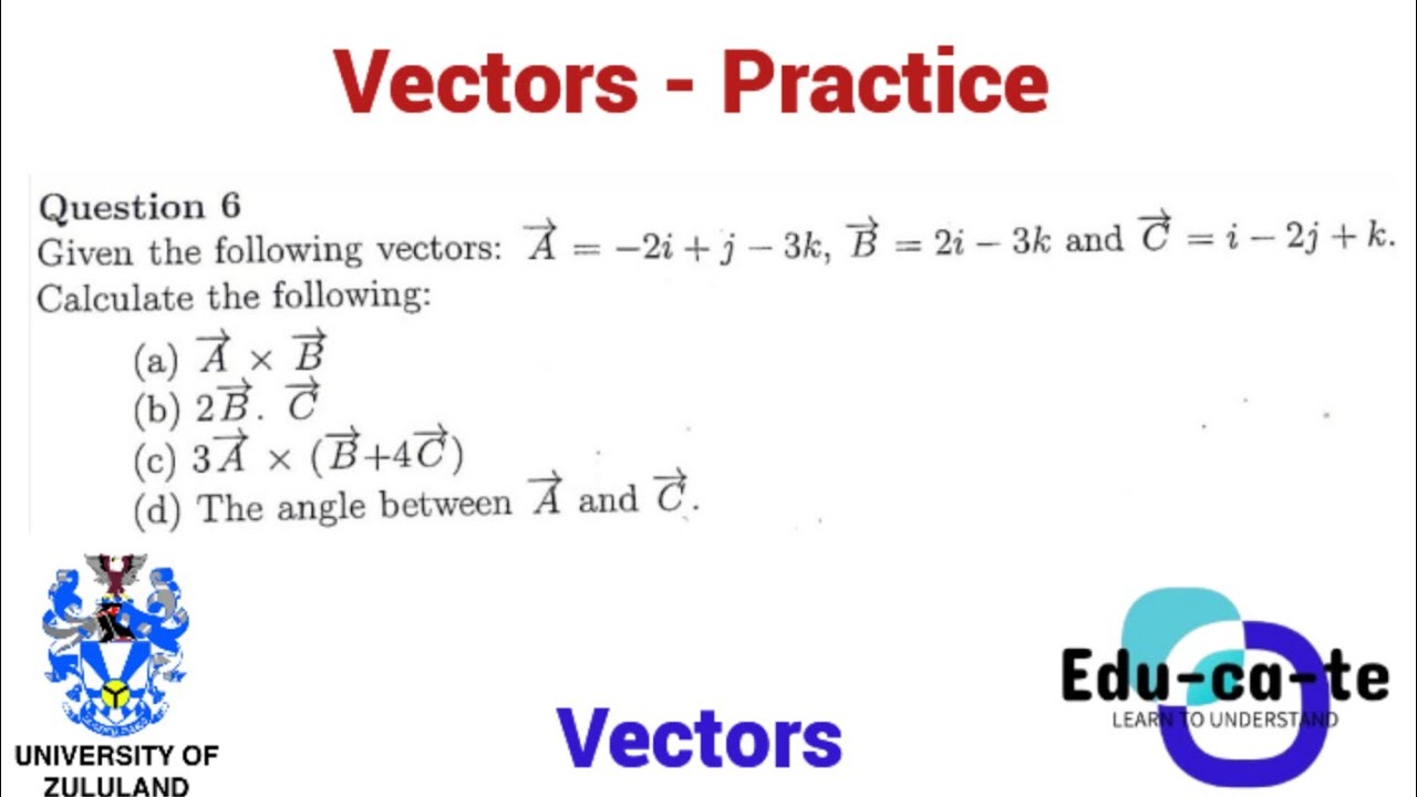 Vectors - Practice excersises - YouTube