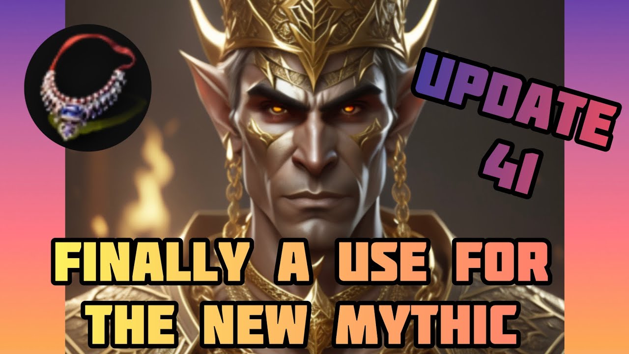ESO Finally A Use For The Ayleid King Mythic? Update 41 - YouTube