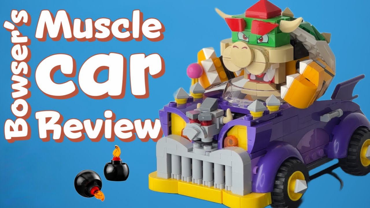 Bowser Car, New 2024 LEGO Super Mario Expansion Set Review Unboxing ...