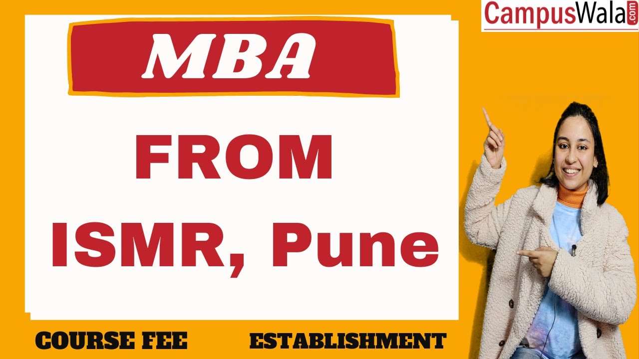 MBA From ISMR - International School of Management & Research, Pune ...