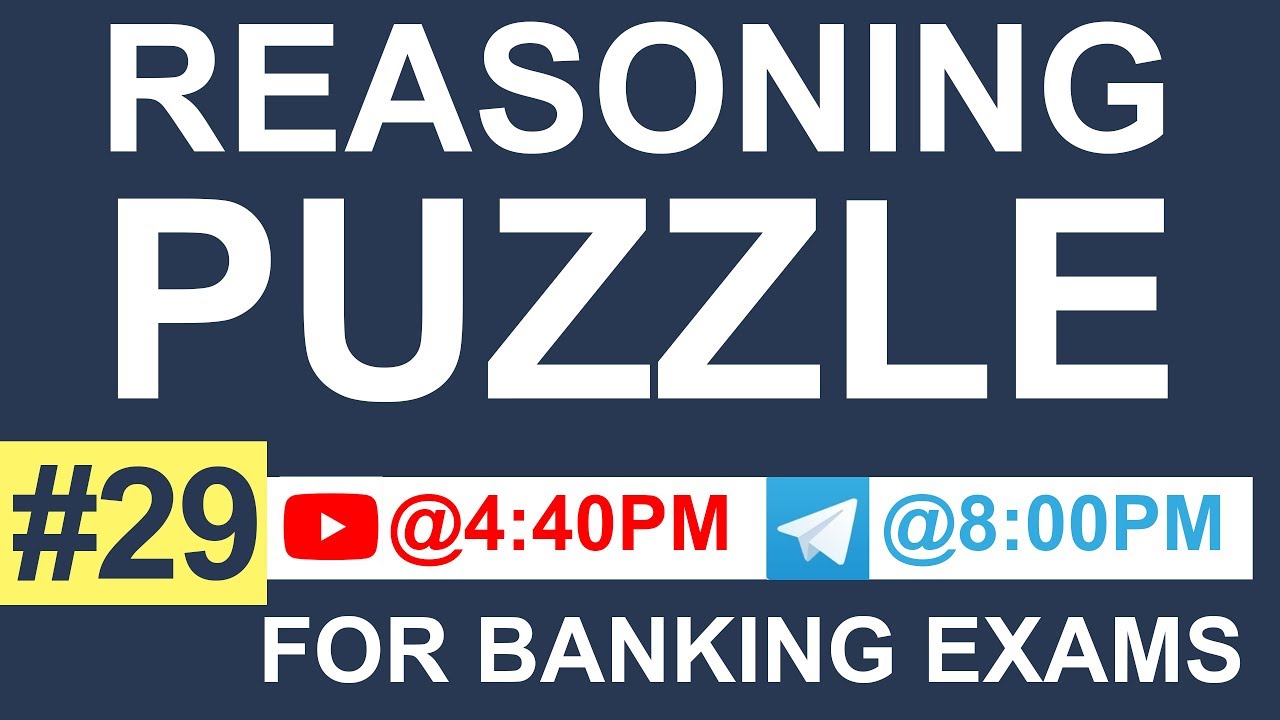 Reasoning Puzzle Tricks For Bank PO Puzzle Questions In Reasoning For reasoning-puzzle-tricks-for-bank-po-puzzle-questions-in-reasoning-for