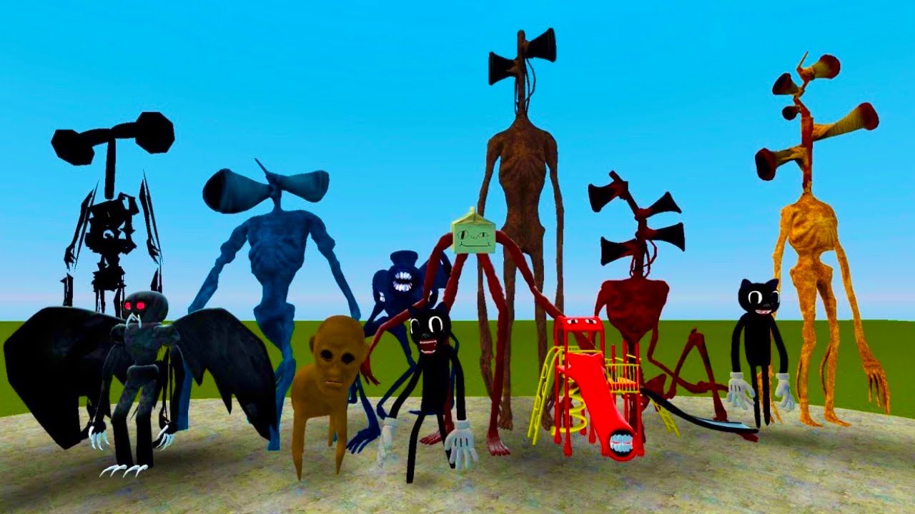 ALL TREVOR HENDERSON CREATURES POWER COMPARISON!! in Garry's Mod ...