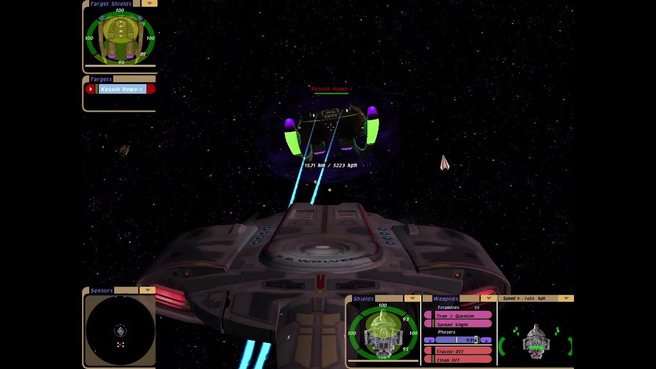 USS Wolverine vs Kessok Heavy Cruisers | KM | Star Trek Bridge ...