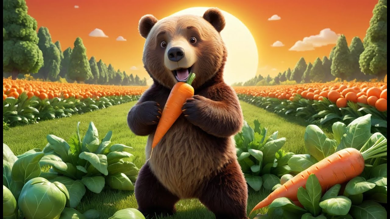 Veggie Bear Yes Yes Veggies | Healthy Eating Song for Kids | Fun Veggie ...