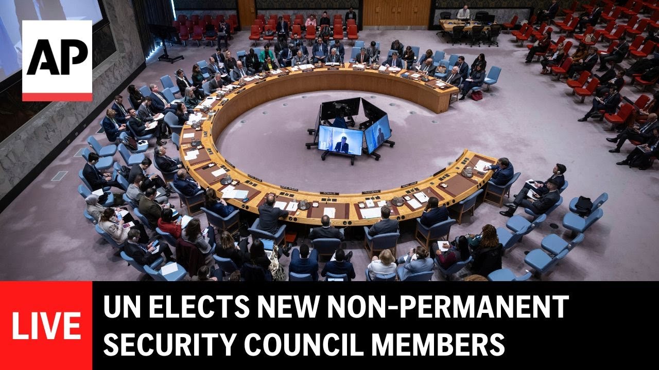 LIVE: UN elects new non-permanent Security Council members - YouTube