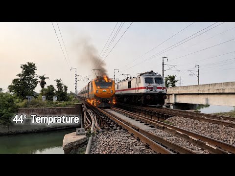 High speed train || Amrit Bharat Express* Shiv Ganga SF Express☠️ Howrah New Delhi Rajdhani Express🚦