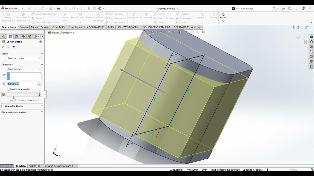 SOLIDWORKS Premium 2022 SP5 0 practica 1 eslabon 2023 03 06 19 13 19 - YouTube