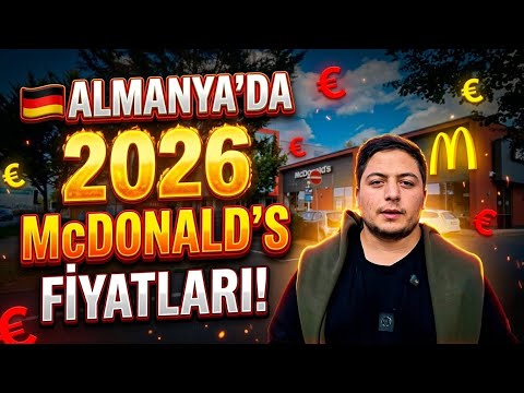 🇩🇪 ALMANYA’DA McDONALD’S KAÇ €? 🍔