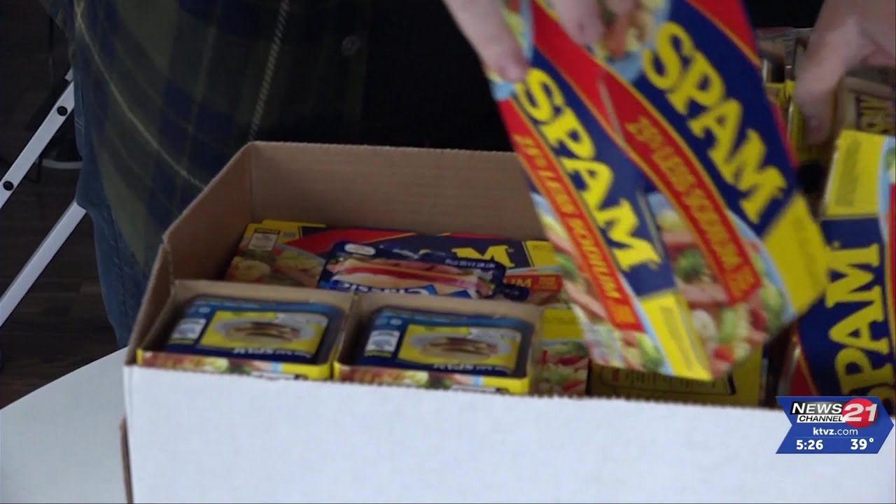 Holy Communion Church donating lots of socks and Spam to Central Oregon ...