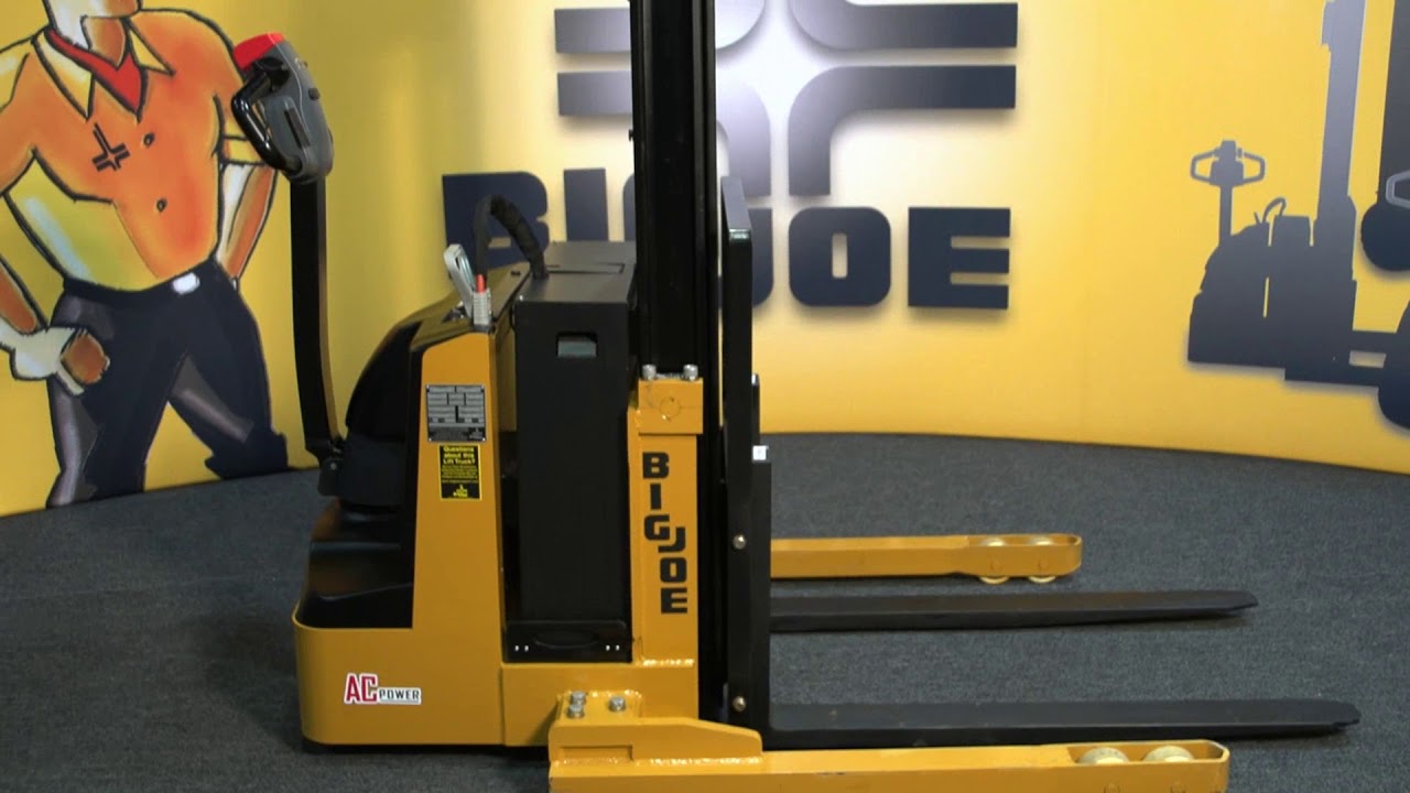 Total Warehouse Big Joe PDS Power Drive Straddle Trucks - YouTube