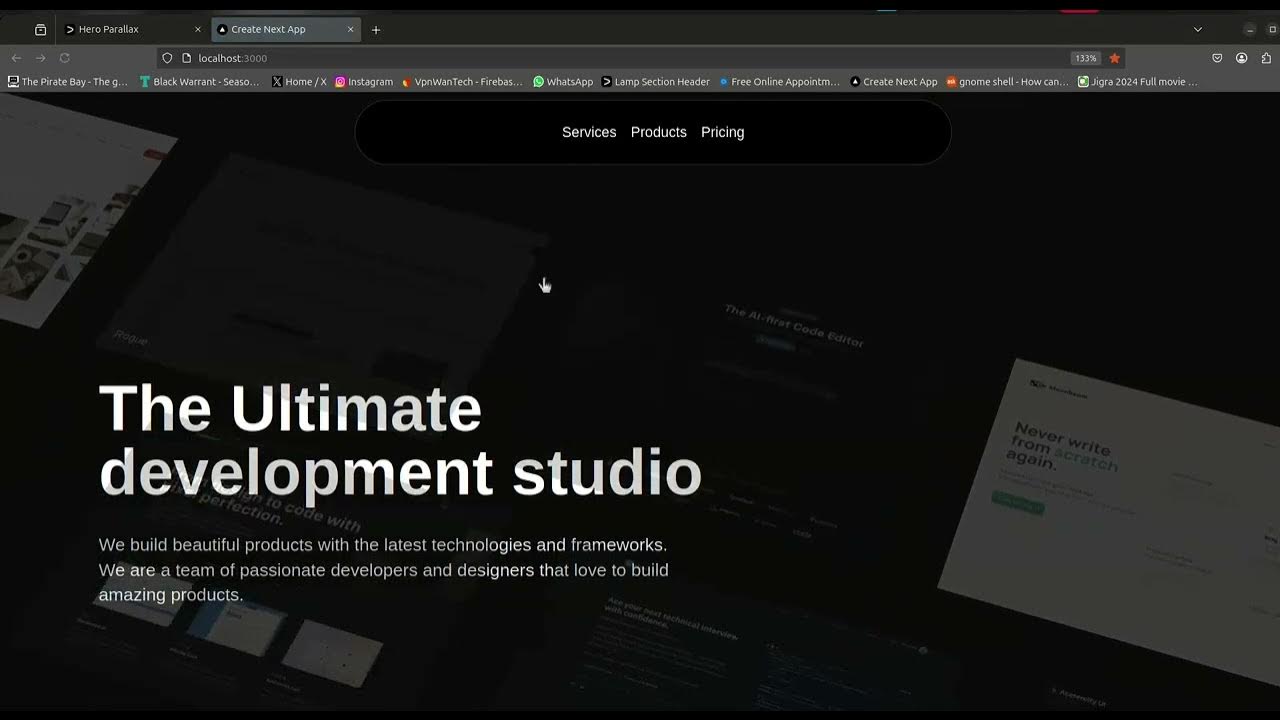 Build Website with Nextjs 15 + Aceternity Part 01 - YouTube