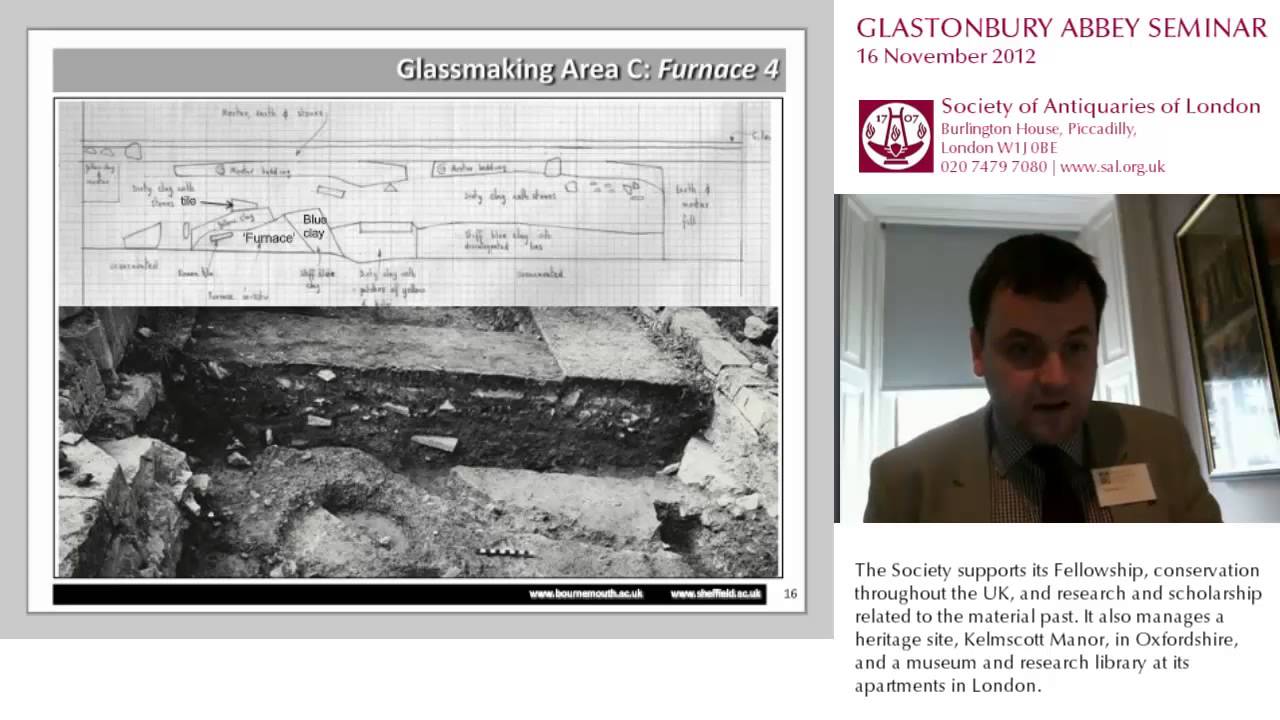 16 November 2012: Glastonbury Abbey; Hugh Willmott and Kate Welham ...