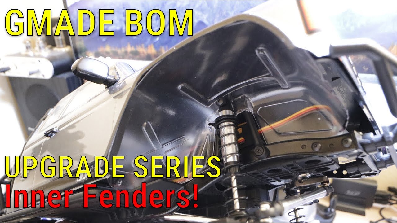 GMADE GS02 BOM Upgrade Series - Inner Fenders - YouTube
