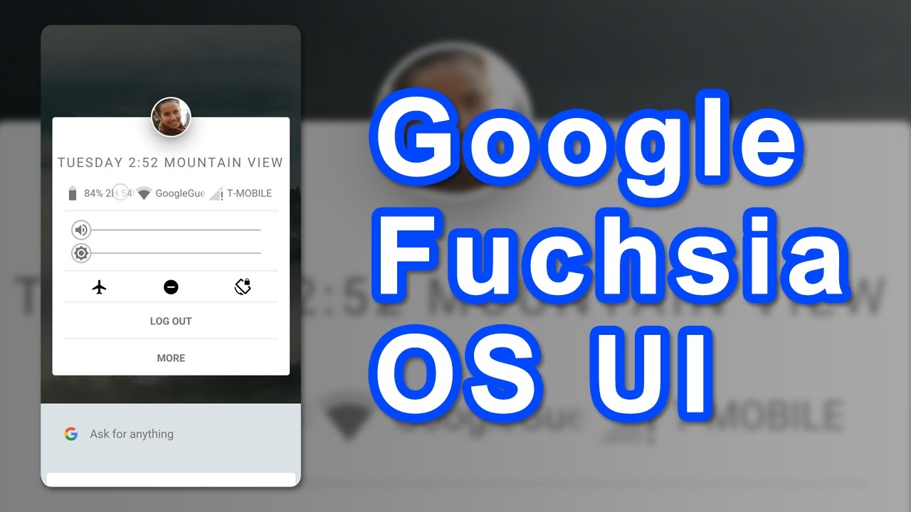 Google Fuchsia OS UI preview - YouTube