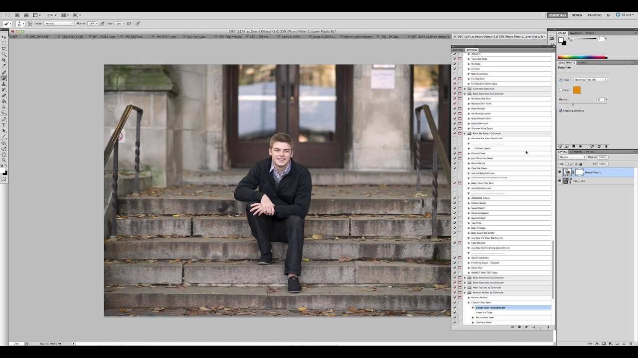 How To Turn Raw Files Edited In ACR Into Smart Objects - YouTube