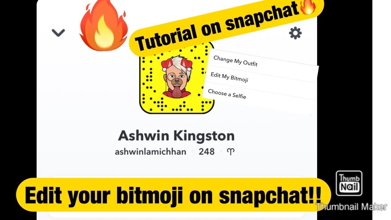 How to edit your bitmoji and outfit on Snapchat full tutorial ...