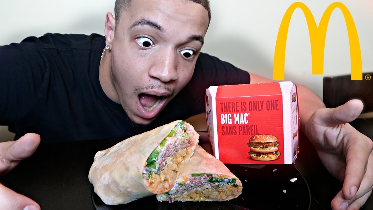DIY MCDONALDS BIG MAC BURRITO TASTE TEST!! - YouTube