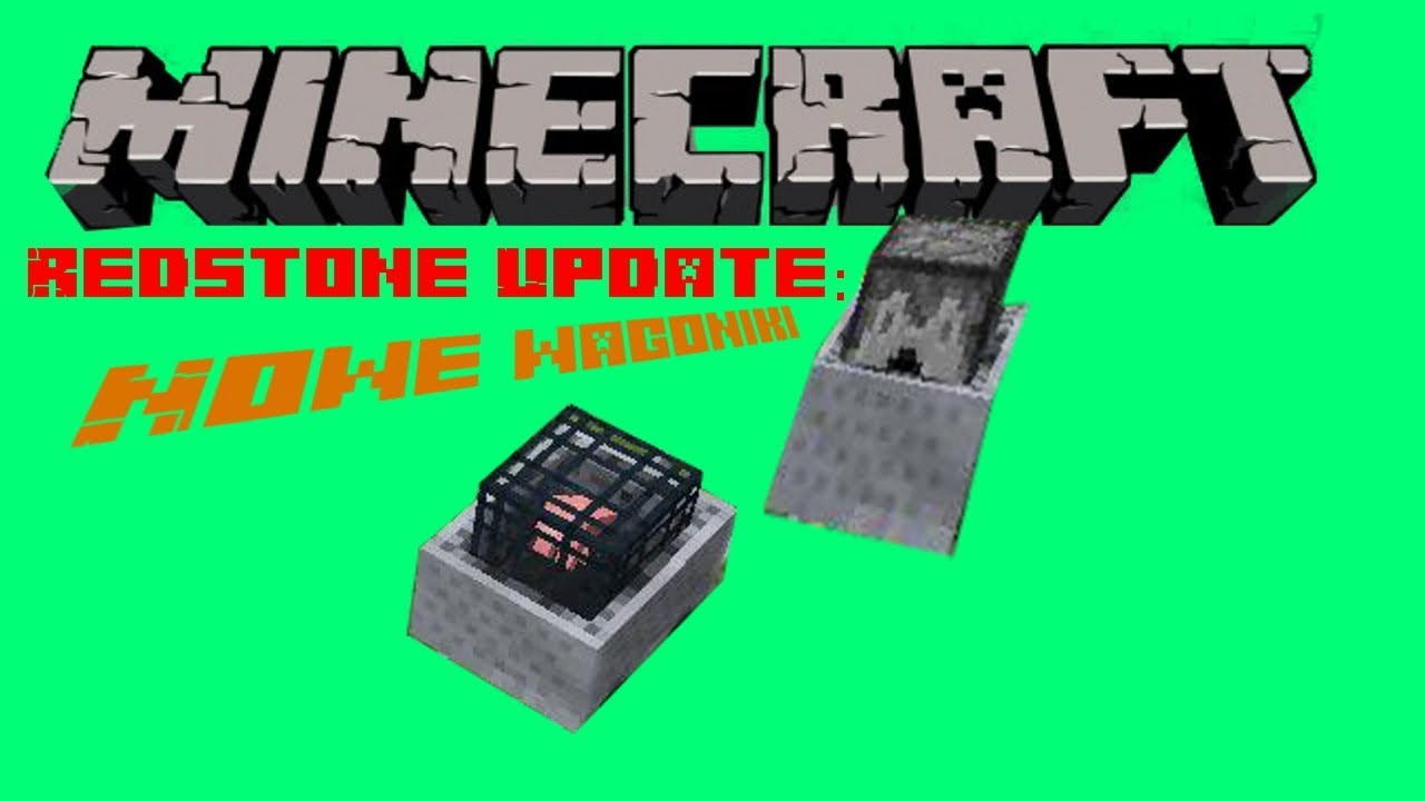 Minecraft Redstone Update: [4] Nowe Wagoniki... - YouTube
