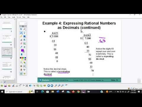 Expressing Rational Numbers as Decimals and Decimals as Fractions - YouTube