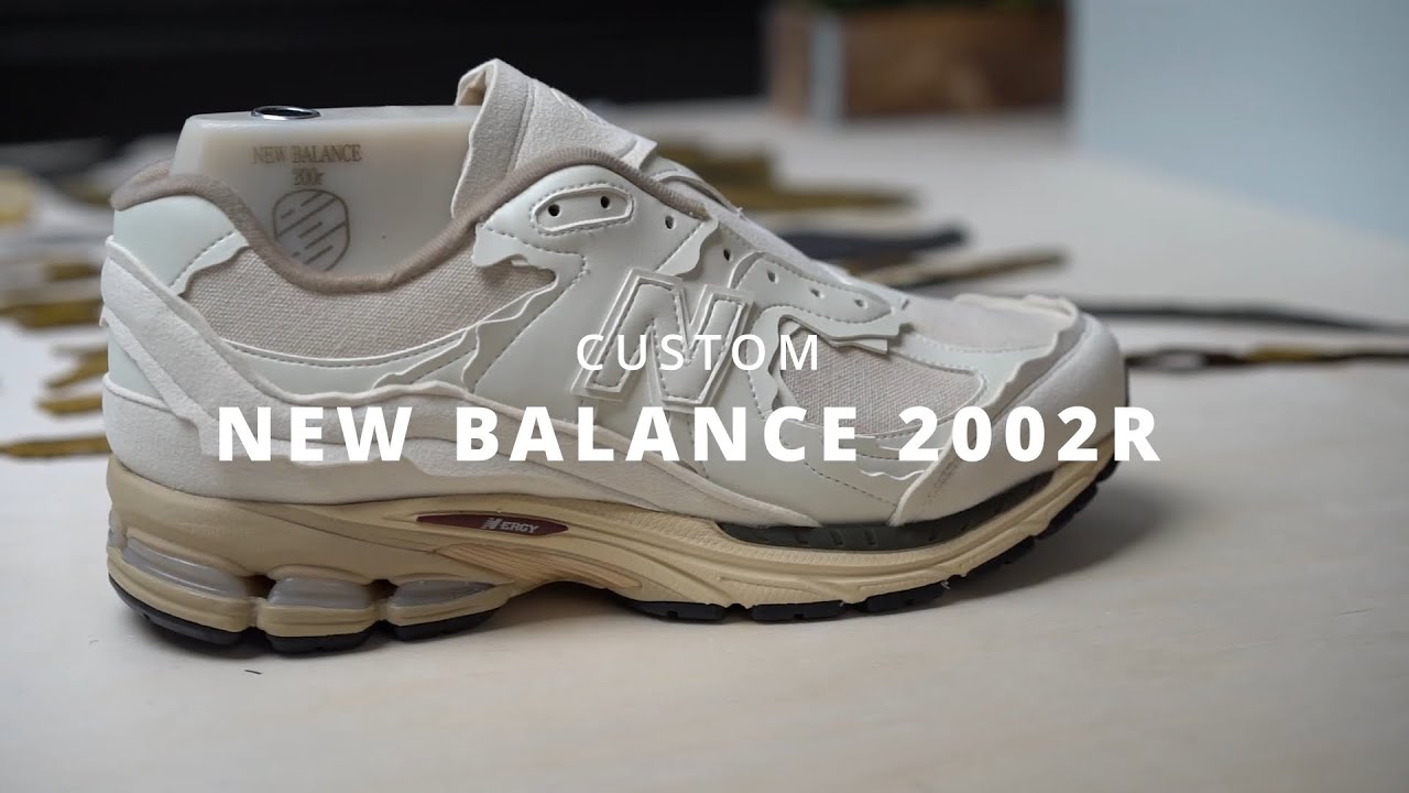 Handcrafted Custom New Balance 2002r - YouTube