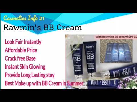 Best Affordable Rawmin's BB cream in Pakistan|Color transform Cream ...