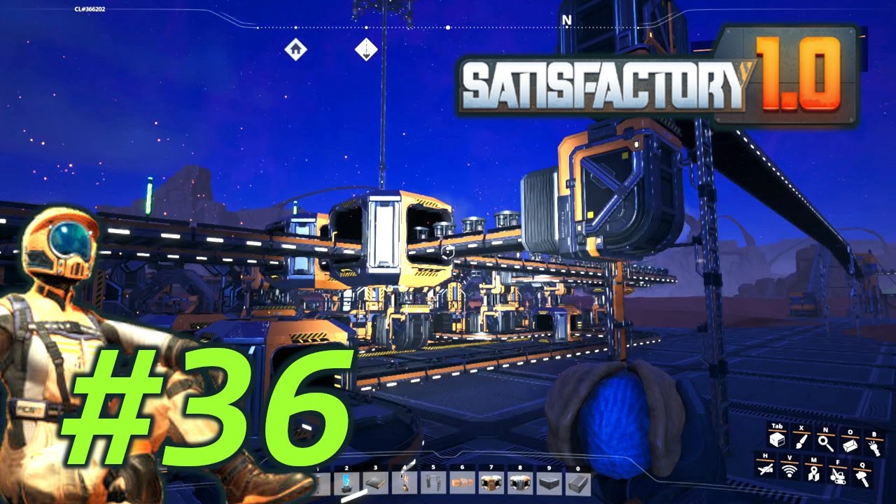 Producing Smart Plating - Let's Play Satisfactory 1.0 Part 36 - YouTube