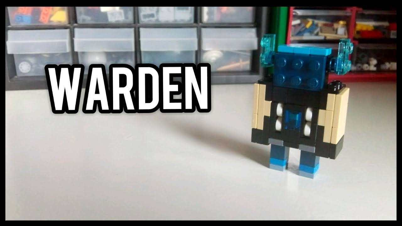 How to build (Como hacer) a lego warden from Minecraft - YouTube