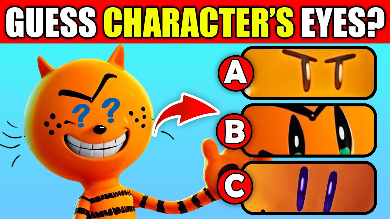 🐶🚔Guess The Dog Man Characters By Their Eyes👀! | Petey the cat, lil ...